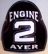 Leather Fire Helmet Front Shields - F&T Products